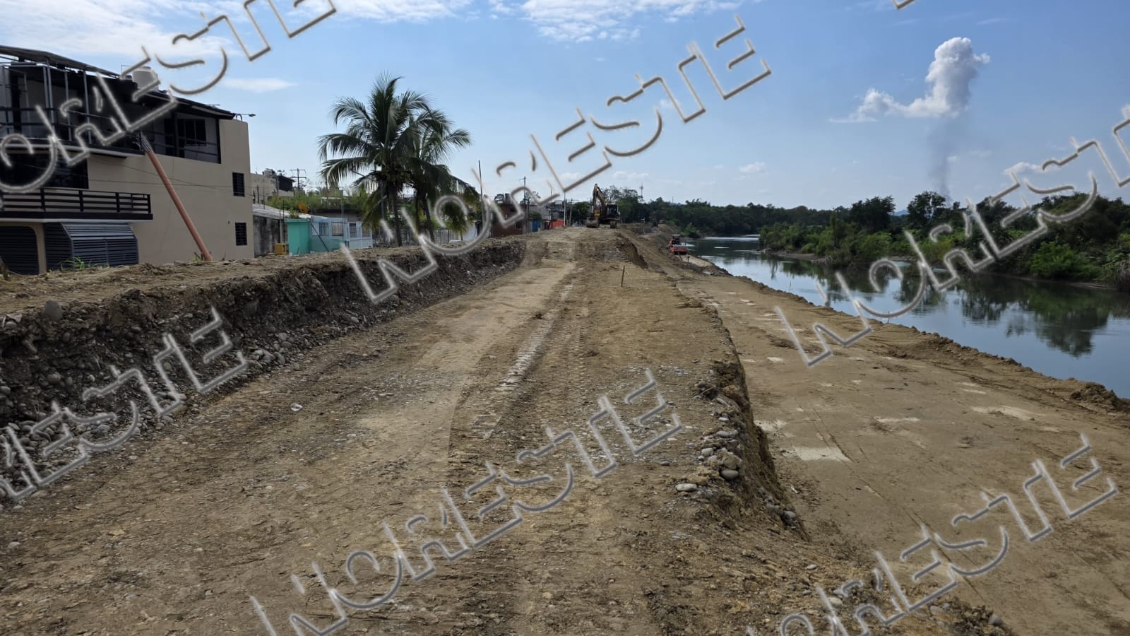 Avanza favorablemente reconstrucción del muro de contención en el ...