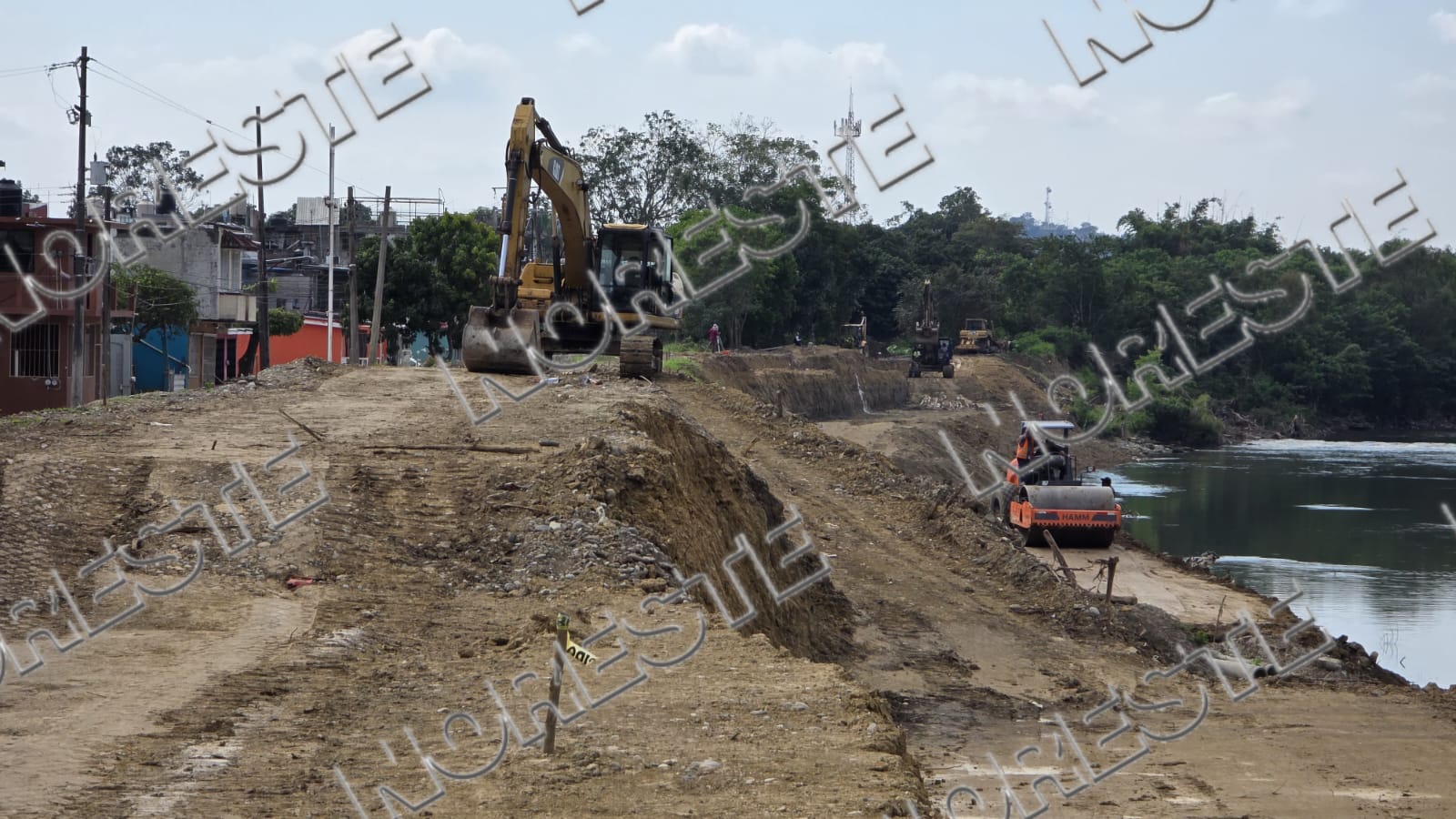 Avanza favorablemente reconstrucción del muro de contención en el ...